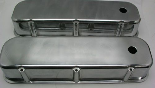 BBC TALL SMOOTH ALUMINUM VALVE COVERS