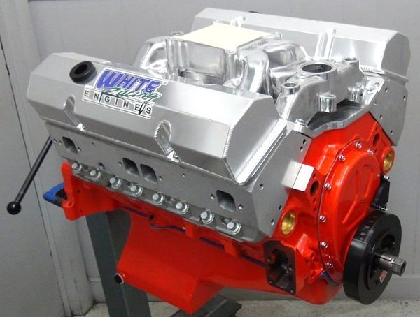 SBC 383 STROKER ENGINE WITH ALUM. HEADS 455 HP NOT DYNO TUNED
