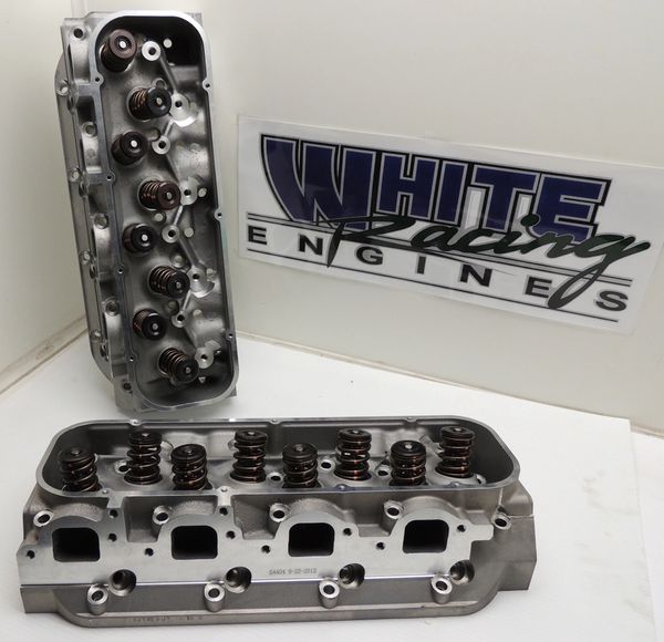 BBC 454 496 ALUM HEADS 118cc CHAMBER 330cc RUNNER SOLID ROLLER