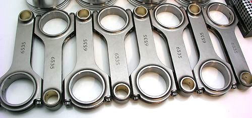 BBC EAGLE 4340 H-BEAM RODS 6.535" LONG,WITH ARP ROD BOLTS