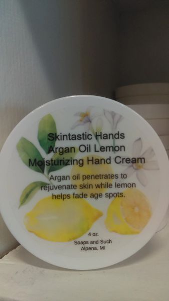 Skintastic - Argan & Lemon Hand Cream - Great for Dark Spots!