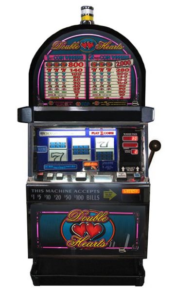 IGT S2000 DOUBLE HEARTS SLOT MACHINE
