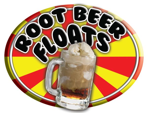 Root Beer Floats Static Cling Or Decal