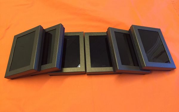 #862- 6 CIVIL WAR RELIC MULTI USE DISPLAY CASES