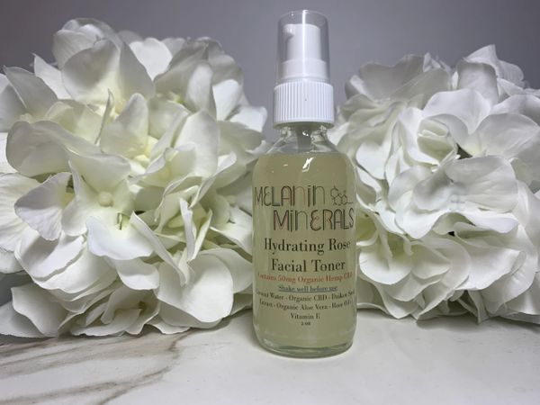 Hydrating Rose Facial Toner - 50mg Organic CBD