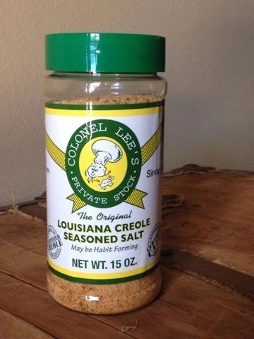 Colonel Lee's "THE ORIGINAL" Louisiana Creole Seasoned Salt, 15 oz.