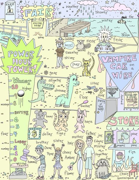 R Final Digital Articulation Search & Find Coloring Sheet, Poster and ...