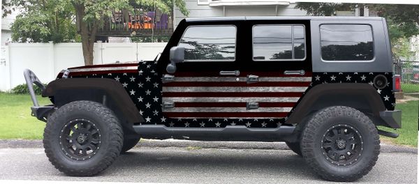 AMERICAN JEEP WAGON Jeep Wrangler Vinyl Wrap Kit