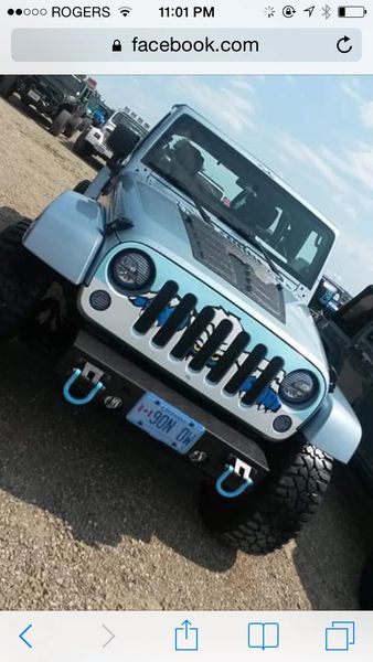 THE YETI Jeep Grill Skin