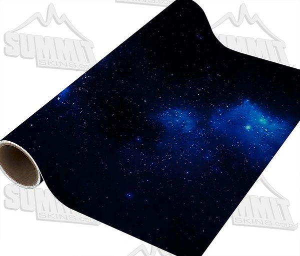 BLUE SPACE ODYSSEY GALAXY Seamless Vehicle Wrap Vinyl Pattern