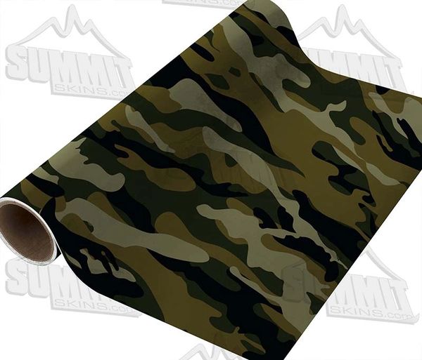 STANDARD ISSUE ARMY BDU CAMOUFLAGE Seamless Vehicle Wrap Vinyl Pattern