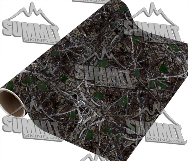 SUMMIT BRAND BACKWOODS MUDDY CAMOUFLAGE Seamless Vehicle Wrap Vinyl Pattern