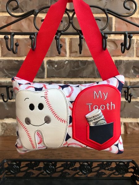 Baseball Tooth Fairy Pillow