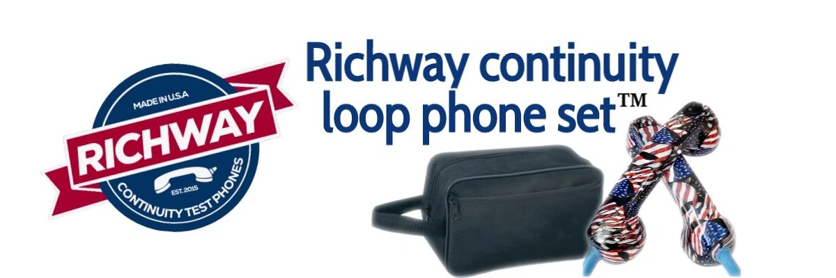Richway Continuity Phones, loop check phones, electrician phones