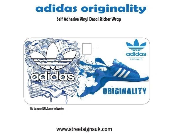 Adidas Originality self adhesive vinyl decal sticker for scooter ...