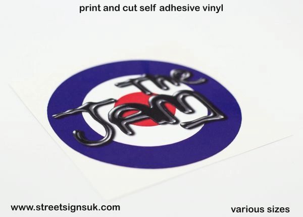 The Jam target self adhesive vinyl decal sticker