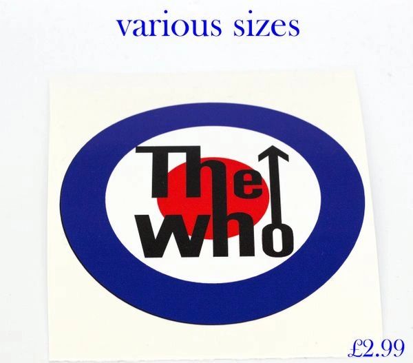 The Who target self adhesive vinyl decal sticker
