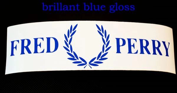 Fred Perry self adhesive vinyl decal , sticker