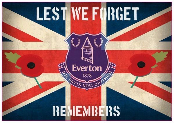 Lest We Forget Everton F.C Remembers self adhesive vinyl decal sticker ...