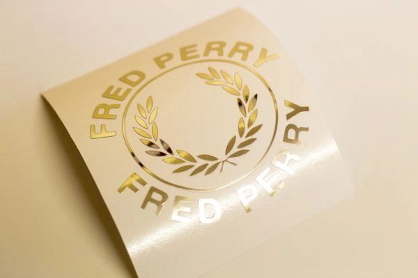 Fred Perry design cut self adhesive vinyl decal , sticker