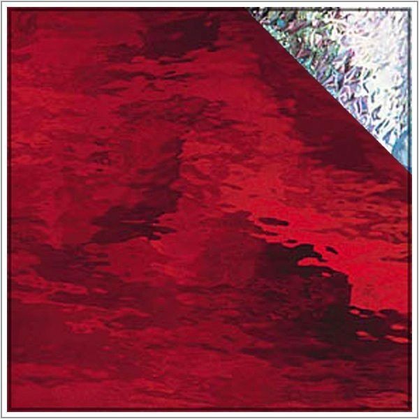 Spectrum Ruby Red Waterglass Iridised