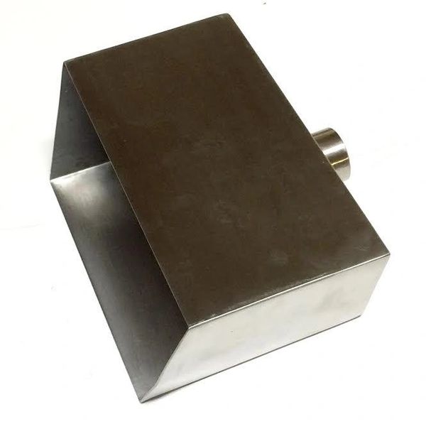 SCUP24R Stainless Water Scupper/ Waterfall Spillway 3.25″w (bottom) 5.5 ...