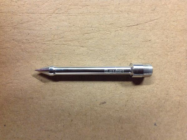 SPIKE6 6" Hollow Spike Stainless; End is Threaded 1/2" Male