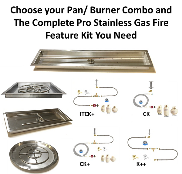 DIY Pro Deluxe Combo Kit w/ Pan, Burner, and Professional Connection Kit