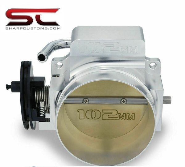 Polished 102mm cable driven Throttle body.