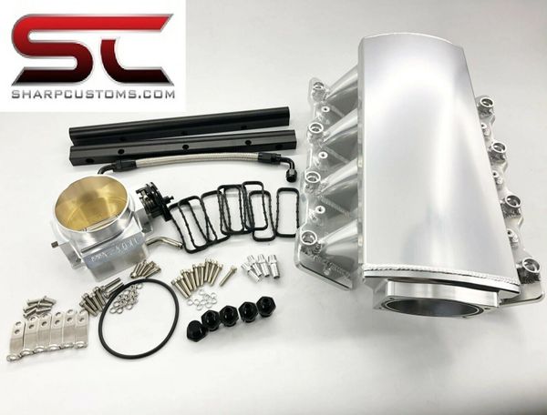 102mm SHORT LS1 LS2 SHEET METAL TIG WELDED INTAKE