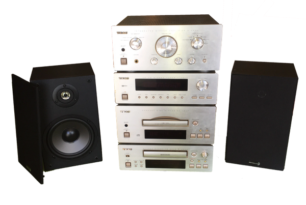 TEAC Reference 500 high quality Compact HiFi Stack (2003) w new Dayton ...