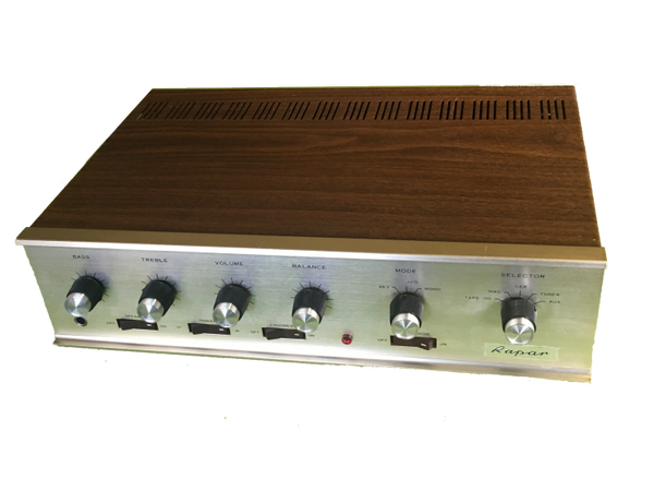 Beautiful RAPAR 2 x 15W Hi-Fi amplifier 1970 vintage