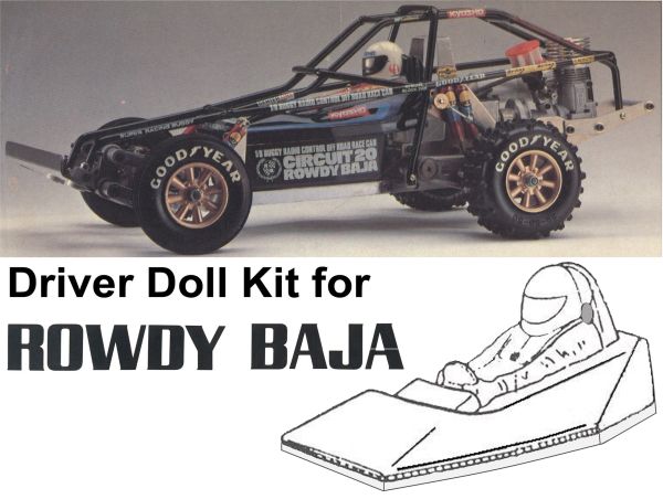 Kyosho Rowdy Baja Driver Doll cb125