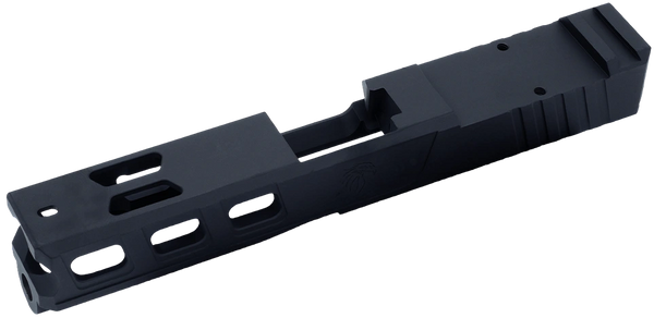 Lightening Cut RMR Slide for Glock 19 Gen3 9mm - Black Cerakote Finish