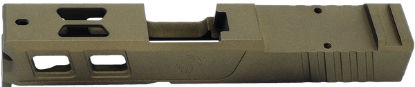 Lightening Cut RMR Slide for Glock 26 9mm - Bronze Cerakote Finish