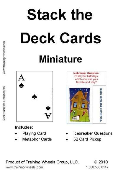 Stack the Deck Cards