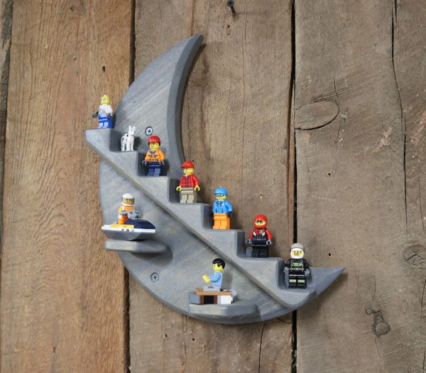 Crescent Moon Display Shelf- now available right or left facing