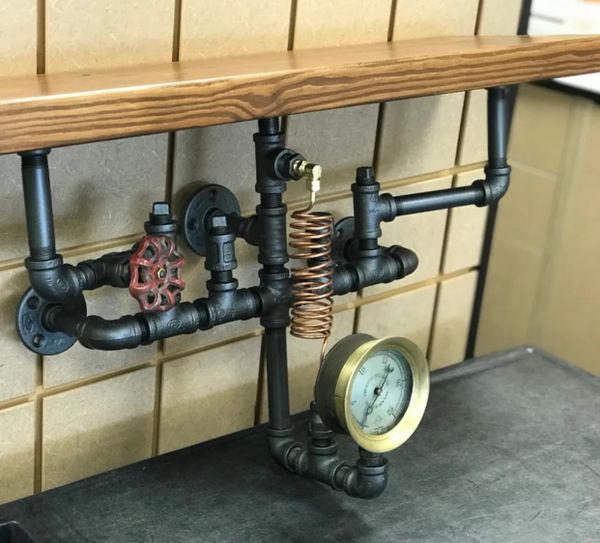 Special order steampunk shelf