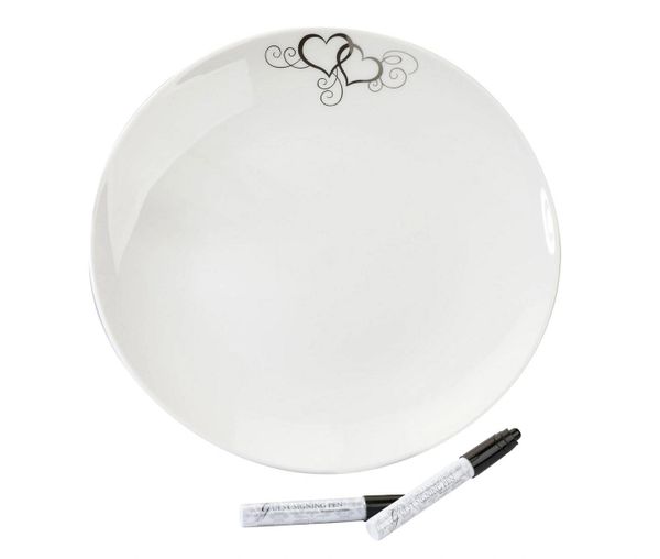 Circle Guest Signing Plate
