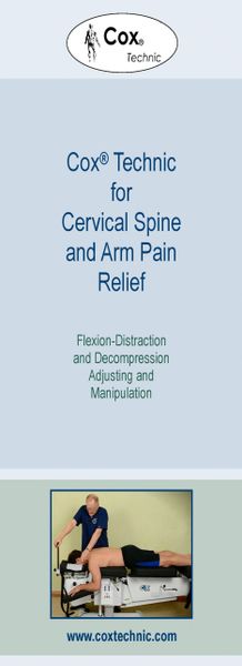Cox® Technic for Cervical Spine and Arm Pain Relief Brochures (50/pk) - #9