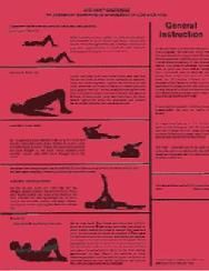 Cox® Low Back Exercise Sheets (CLASSIC/Red - 50/pad) - #18