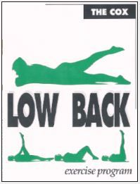 Cox® Low Back Exercise Program DVD - 15 minutes - #18DVD