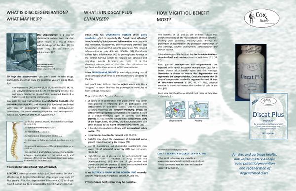 Discat Plus Enhanced Brochures (25/pack) - #71a