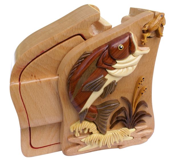 :Bass Puzzle Box | Puzzle Boxes made from Beachwood