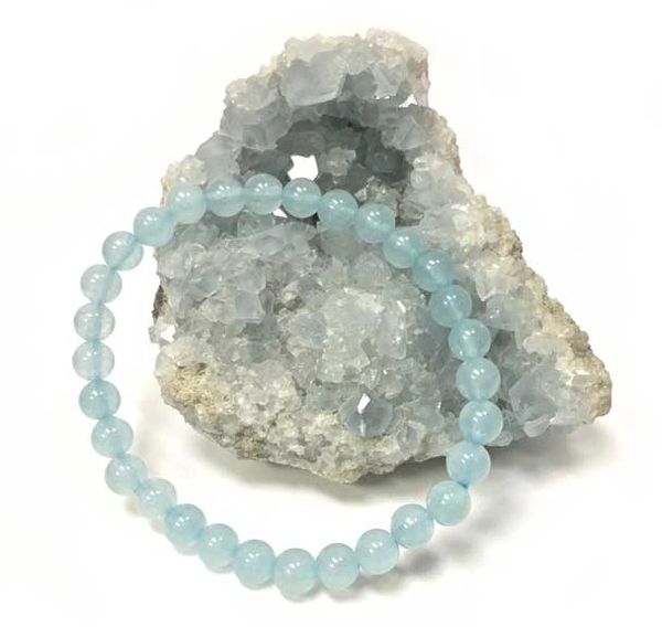 Celestite / Celestine (Spiritual Detox) - Power Mini Bracelet