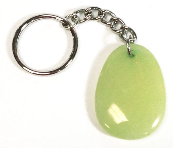New Jade - "Good Luck" - Gemstone Energy Keychain