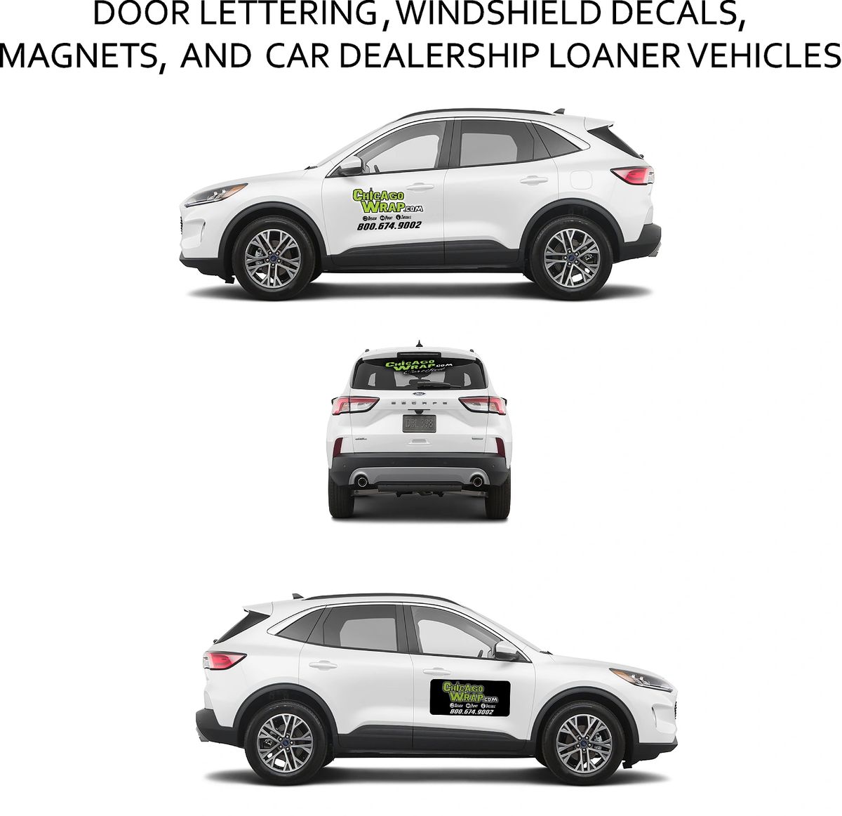 Door Lettering or Magnets $100-$475*