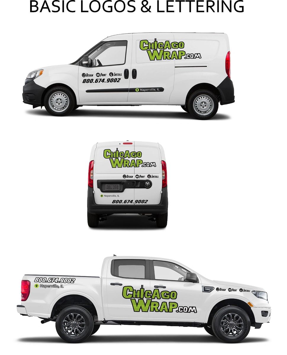 Logo/Decal - Basic Logos & Lettering $675-$1475*