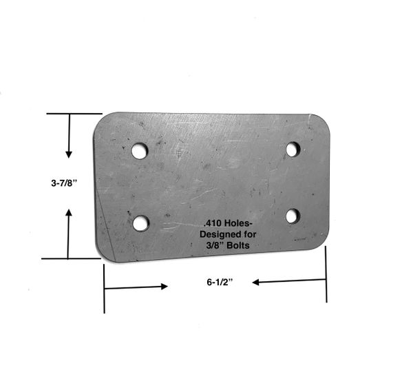 Roll Cage Base Plate Weld Mount-4x6