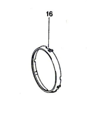 Headlight retaining ring